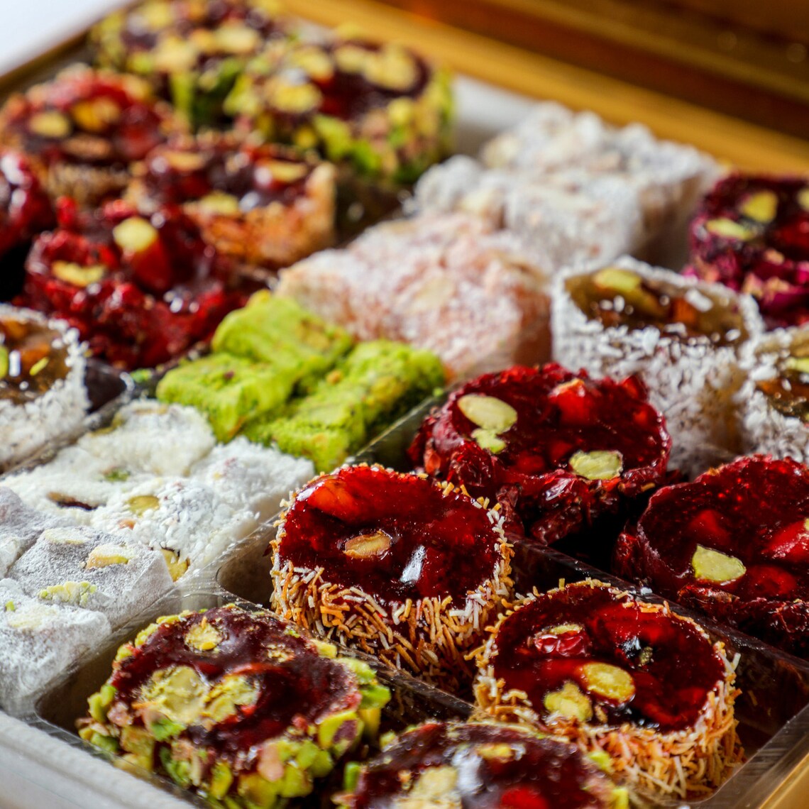 Double Roasted Mixed Turkish Delight, Homemade Pure Turkish Delight ...