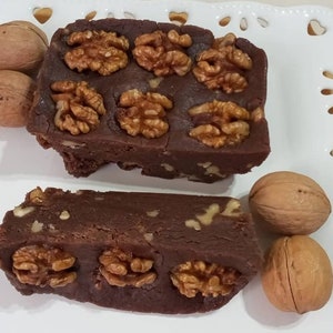 Famous Cocoa Walnut Halva, Rare Walnut Summer Halva, Traditional ...