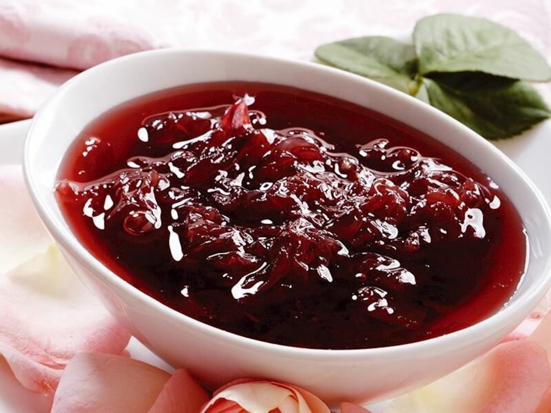 Organic Rose Jam, Homemade Pure Rose Jam, Village Product Authentic ...