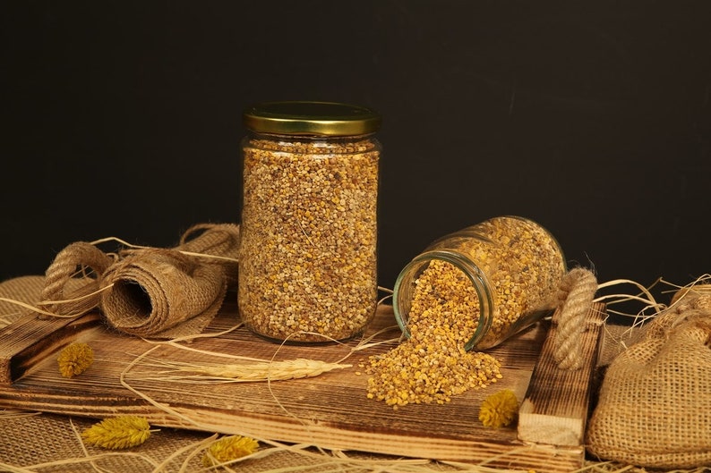 Organic Bee Pollen, Pure Honey Pollen, Village Product Authentic Foods ...
