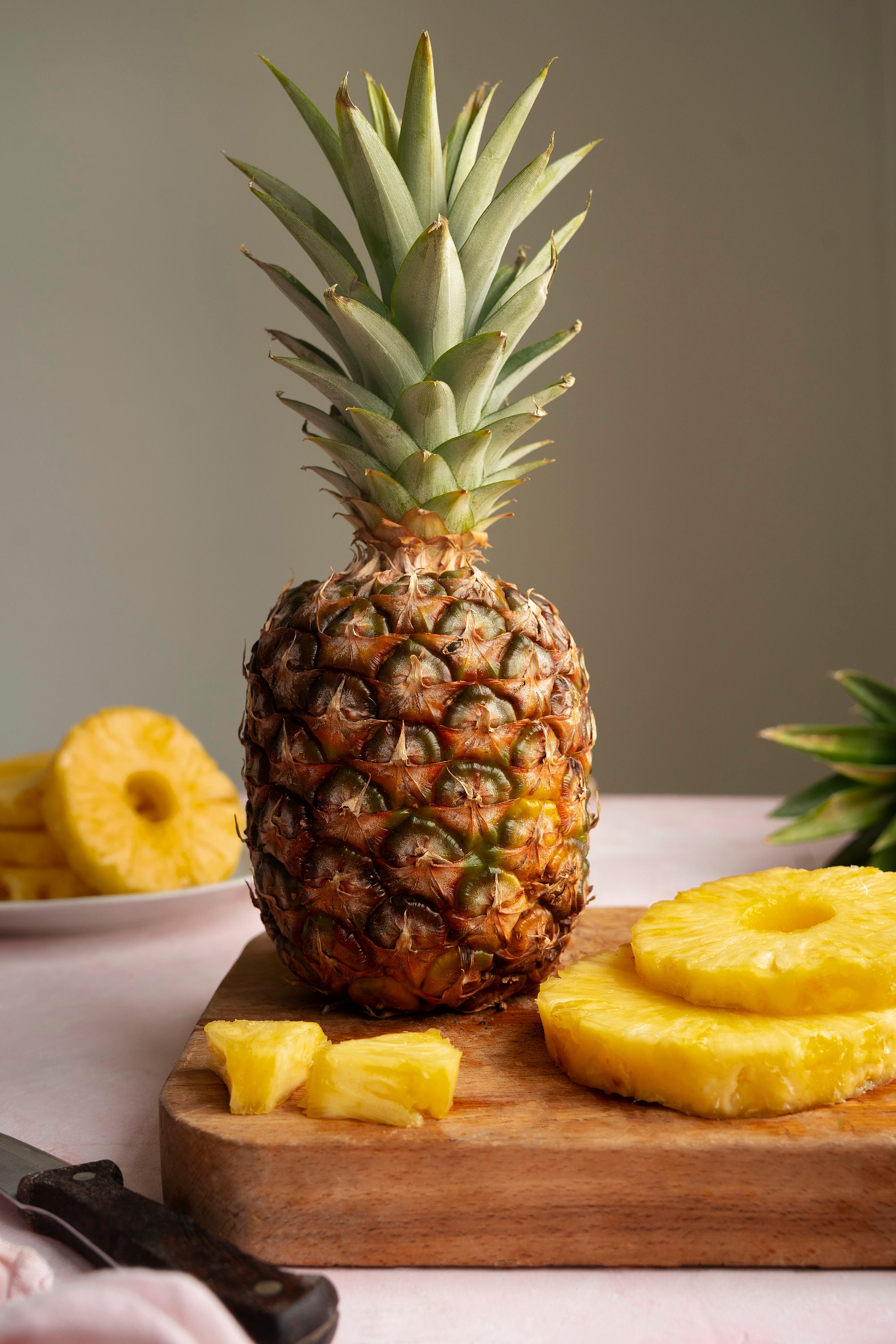 Organic Fresh Pineapple Fruit, Pineapple Fruit Picked From the Branch ...