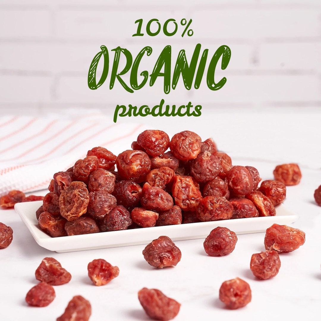 Organic Dried Cherry, Homemade Dried Cherry Without Additives ...