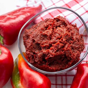 Organic Sweet Pepper Paste, Homemade Pure Pepper Paste, Village Product ...