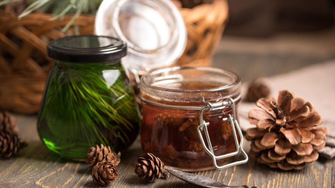 Organic Pine Honey, Pure Strained Pine Honey, Village Product Authentic ...