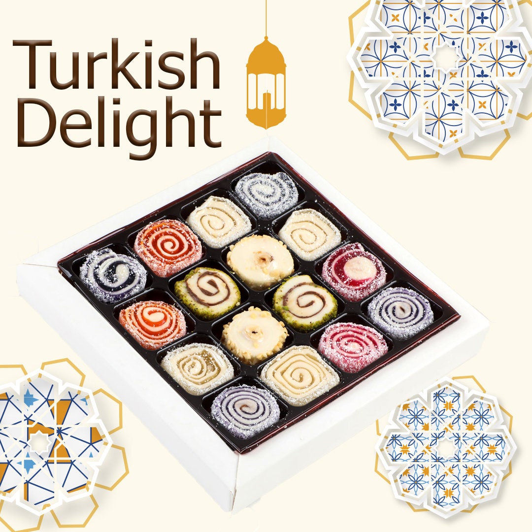 Special Folded Turkish Delight, Homemade Pure Turkish Delight, Village ...