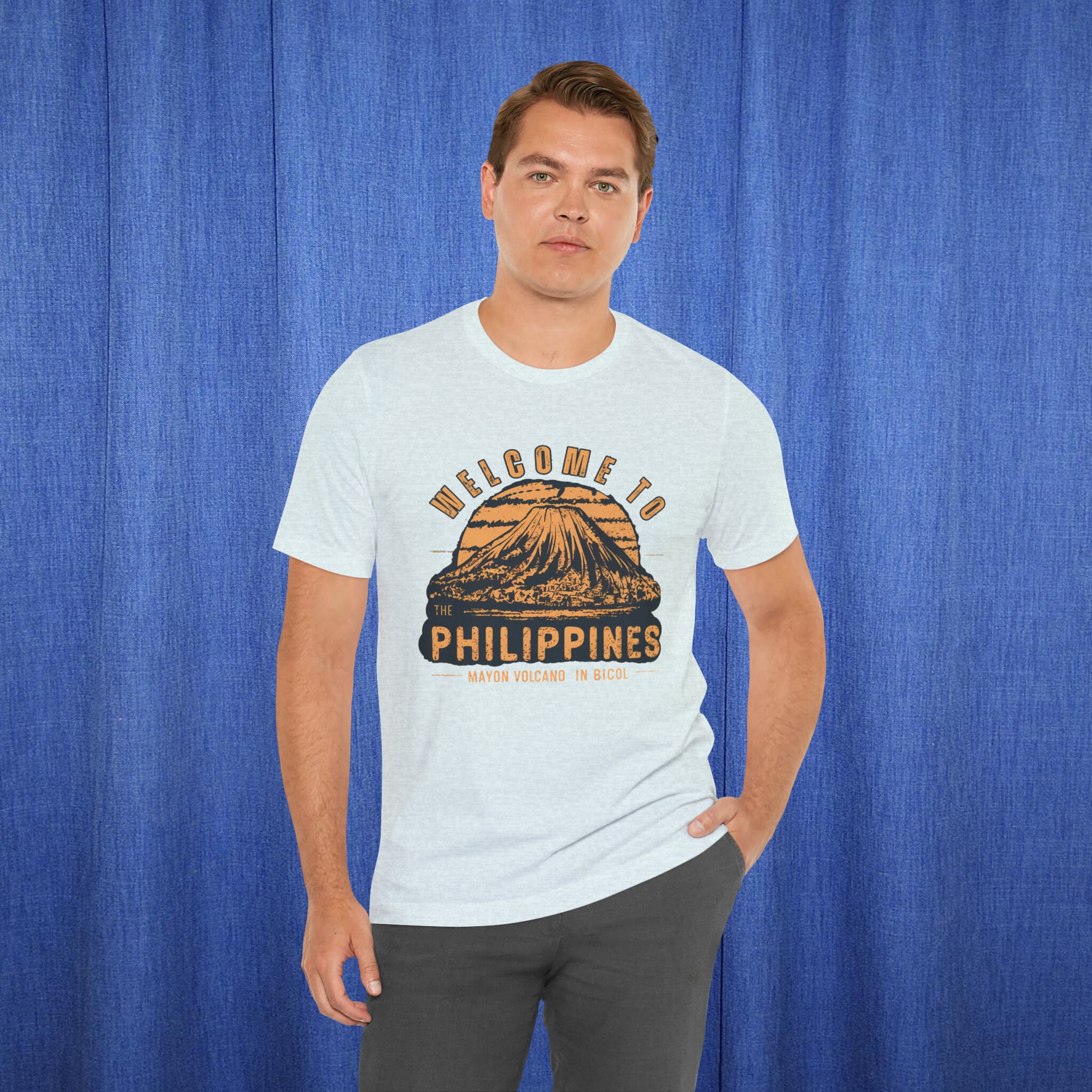 Welcome to the Philippines Mayon Volcano T-shirt,southeast Asia ...