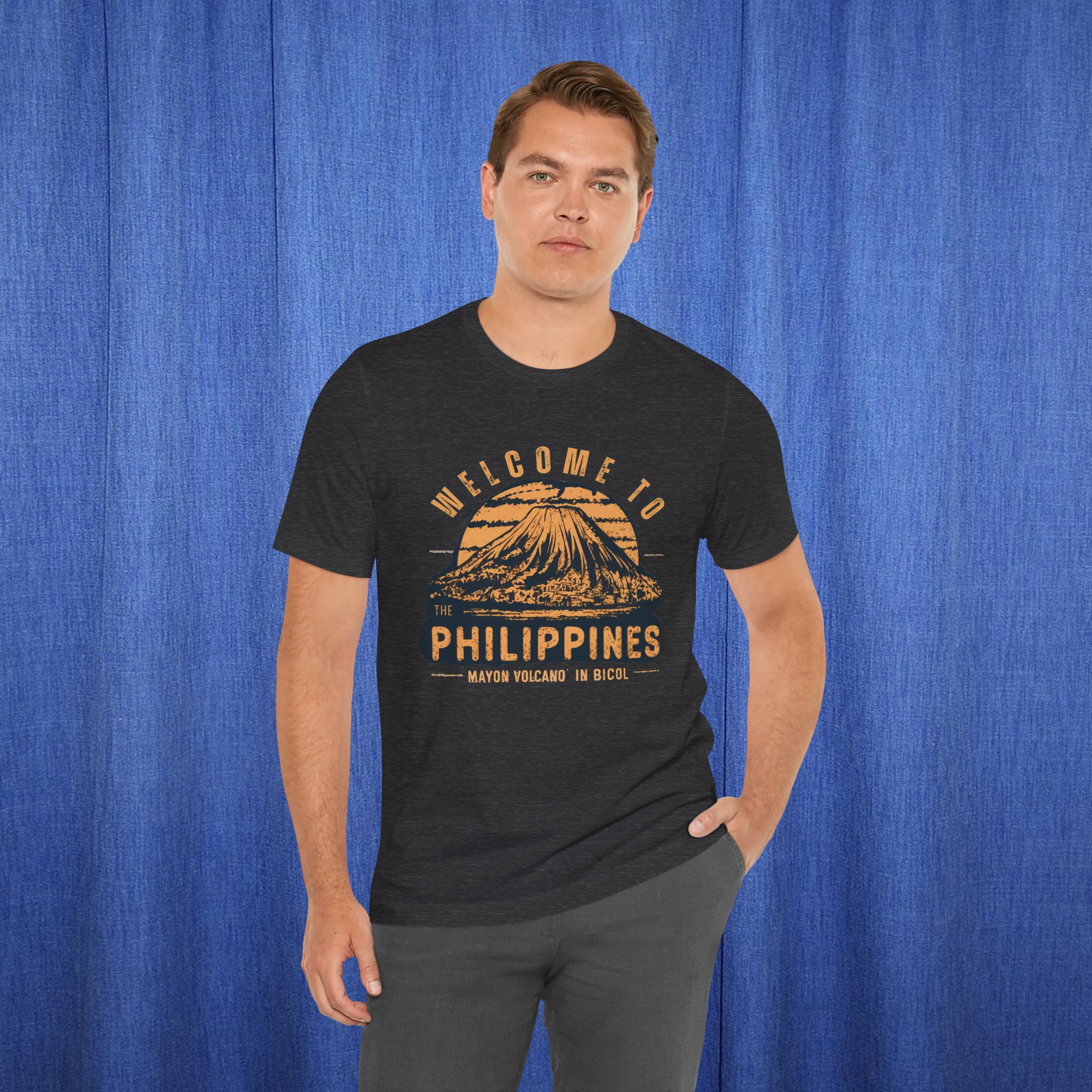 Welcome to the Philippines Mayon Volcano T-shirt,southeast Asia ...