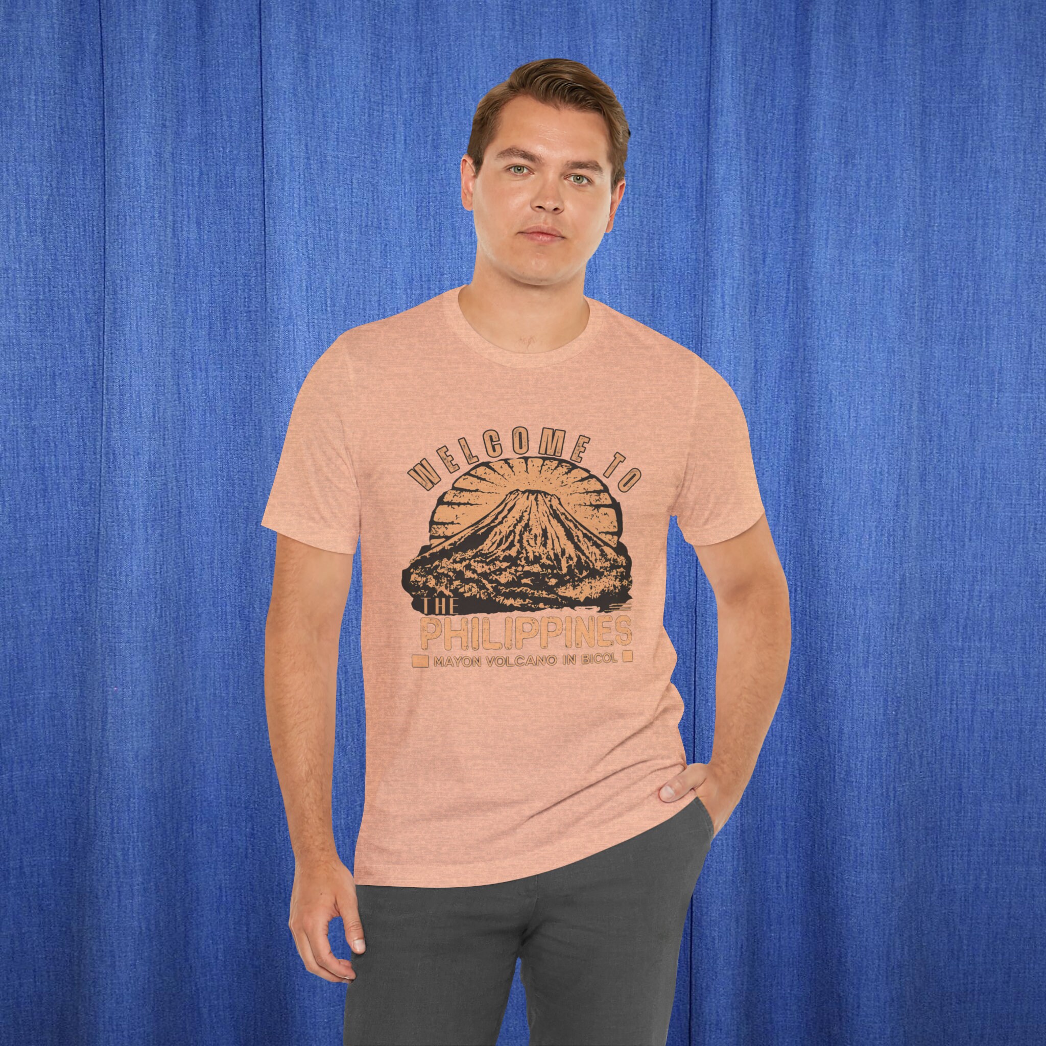 Welcome to the Philippines Mayon Volcano T-shirt,southeast Asia ...