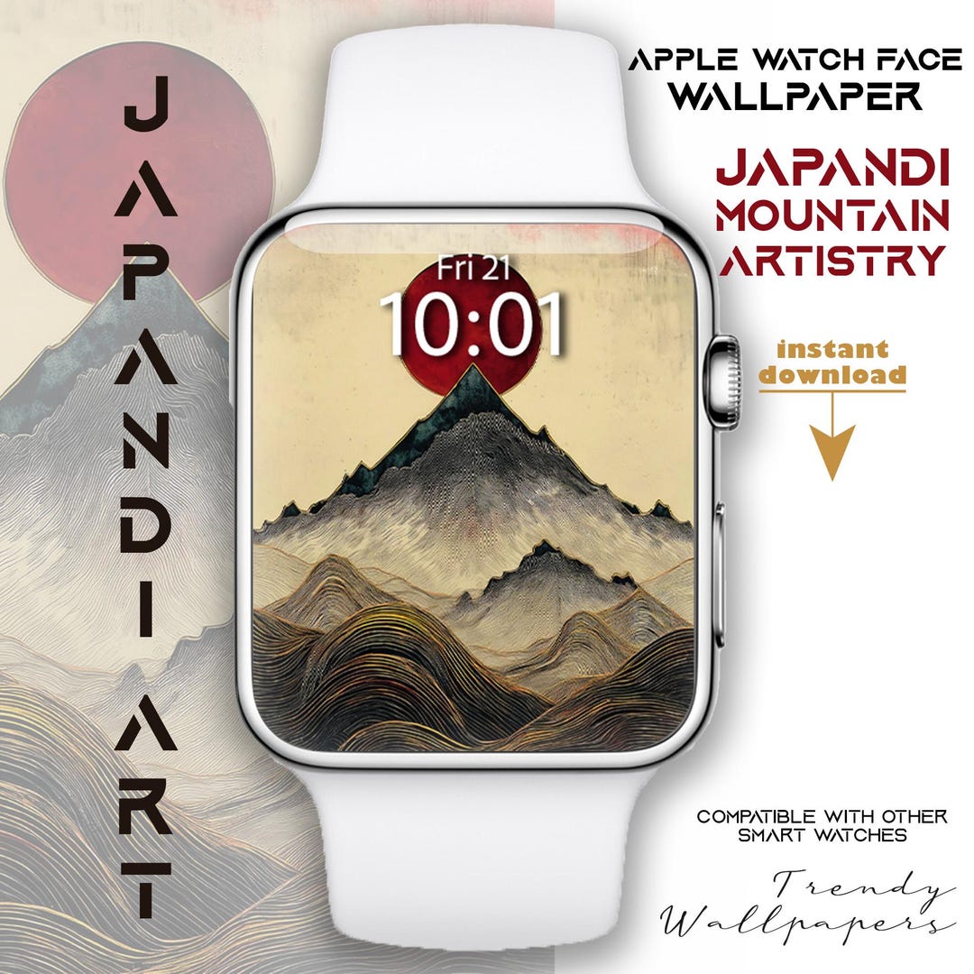 Apple Watch Face, Watch Wallpapers, JAPANDI Watch Face, Smartwatch ...