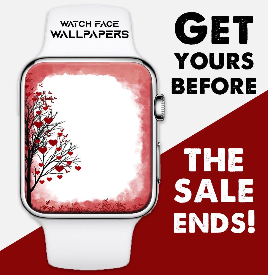 Apple Watch Face, Hearts Watch Wallpapers, Red Heart Tree, Red Apple ...