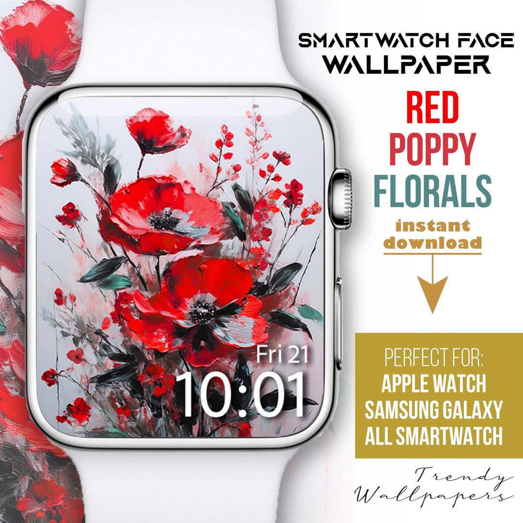 Apple Watch Face, Smartwatch Wallpapers, Botanical Watch Background ...