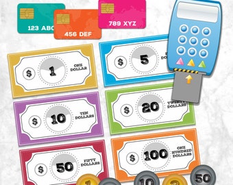 Printable Play Money for Kids, Pretend Play Currency for Toddlers and ...