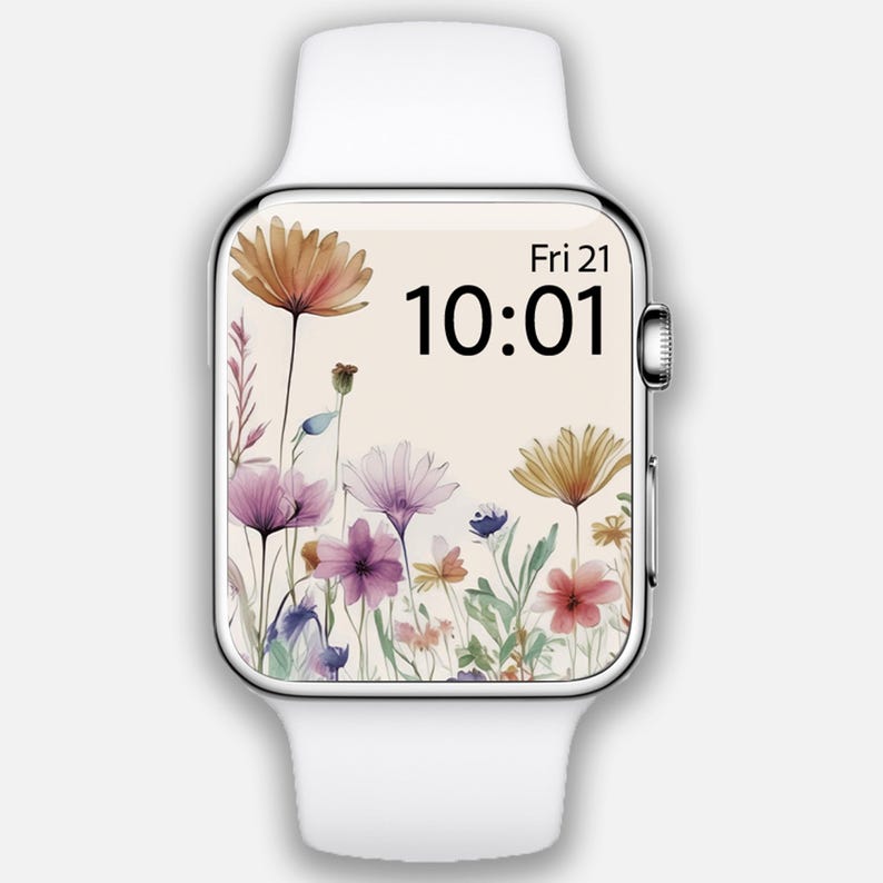 Apple Watch Face, Smartwatch Wallpapers, Botanical Watch Background ...