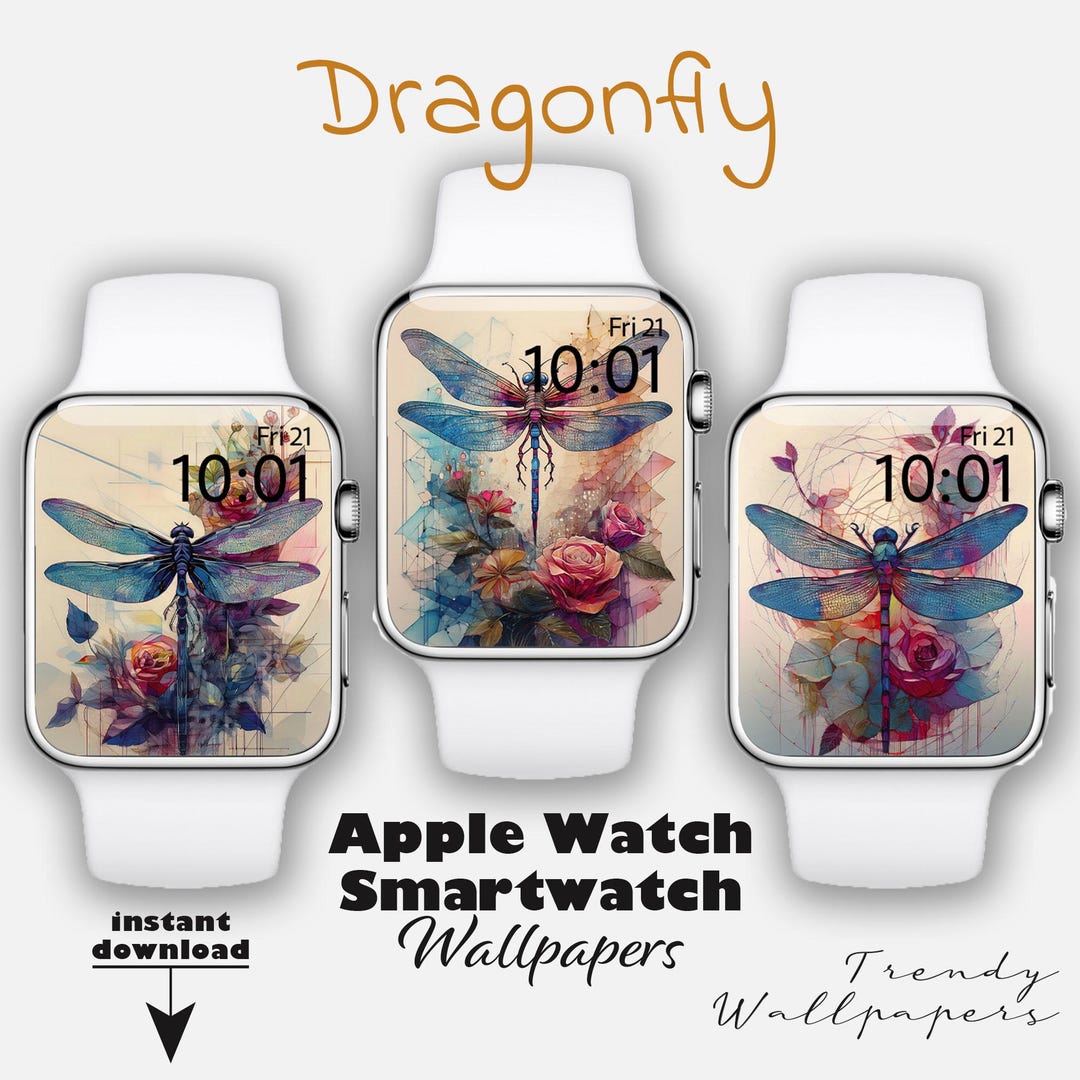 Apple Watch Wallpaper, Dragonfly Watch Face, Apple Watch Accessories ...