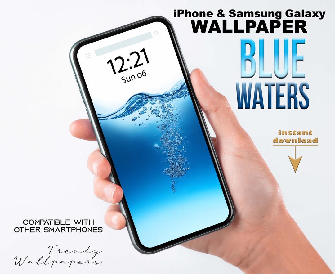 IPhone Wallpaper, Water Phone Wallpaper, Blue Water Phone Background ...
