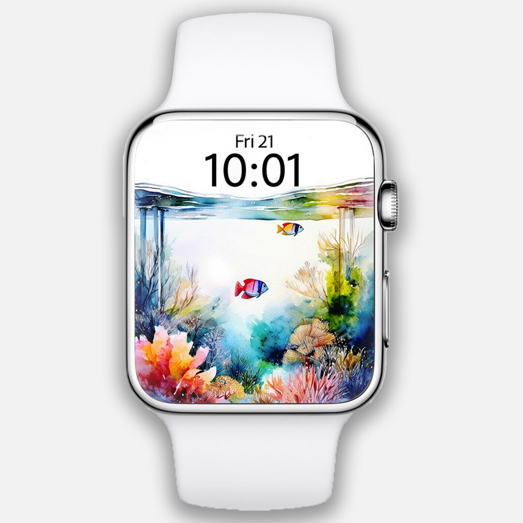 Apple Watch Face, Underwater Watch Wallpaper, Ocean Smartwatch Face ...