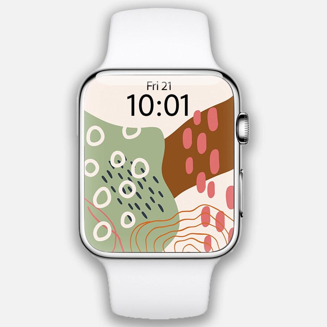 Apple Watch Face, Smartwatch Wallpapers, Boho Abstract Watch Background ...