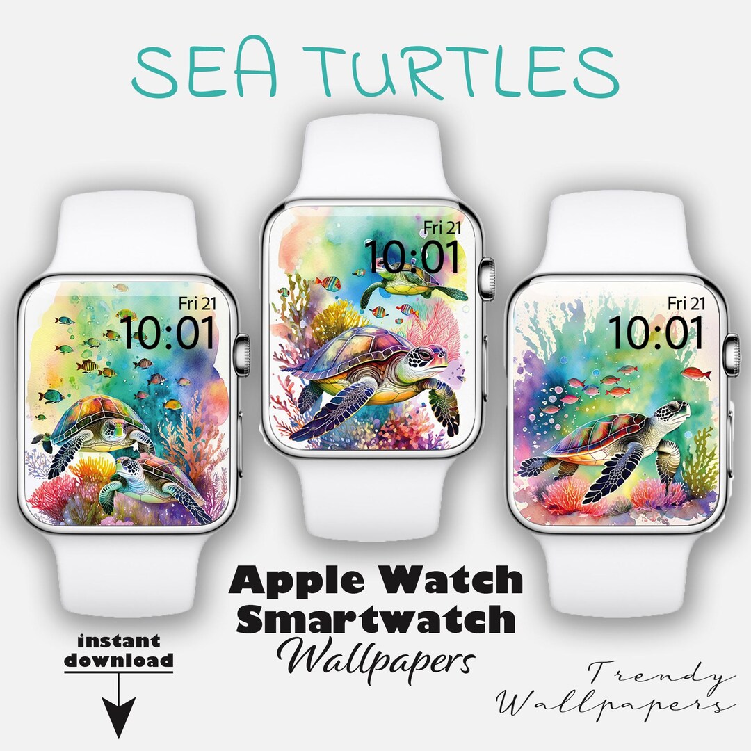 Apple Watch Wallpaper, TURTLES Wallpapers, Apple Watch Accessories ...