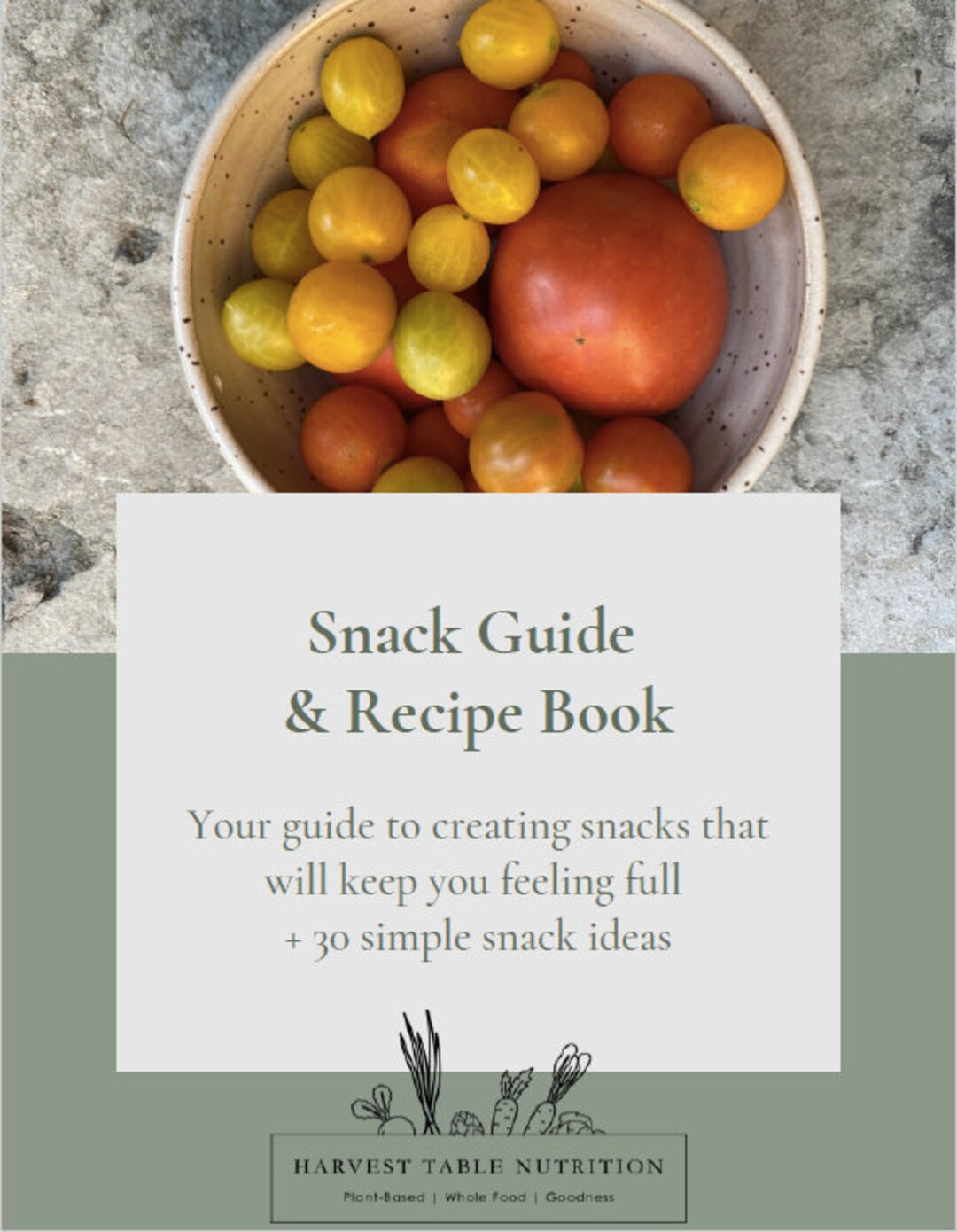 Snack Guide & Recipe Book - Etsy
