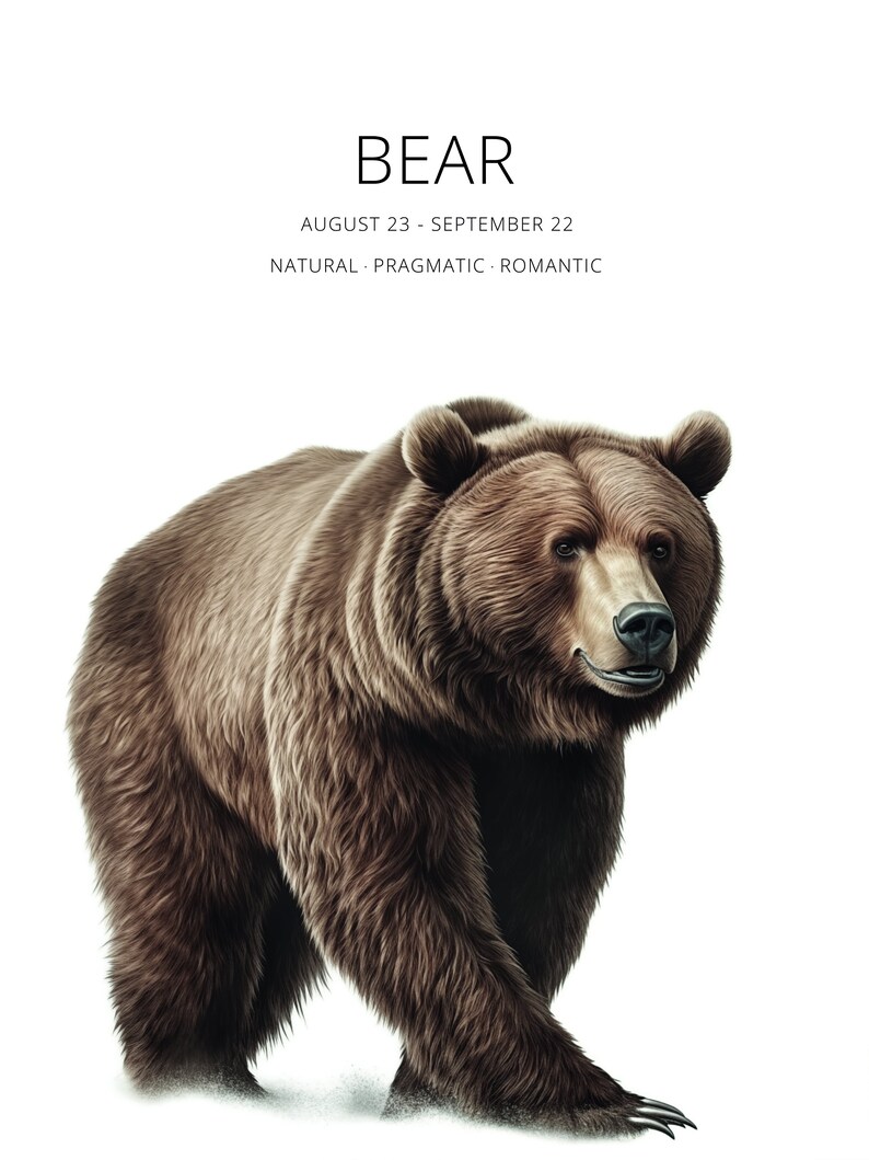 Native American Horoscope Indian Astrology Zodiac Sign: Bear August 23 ...