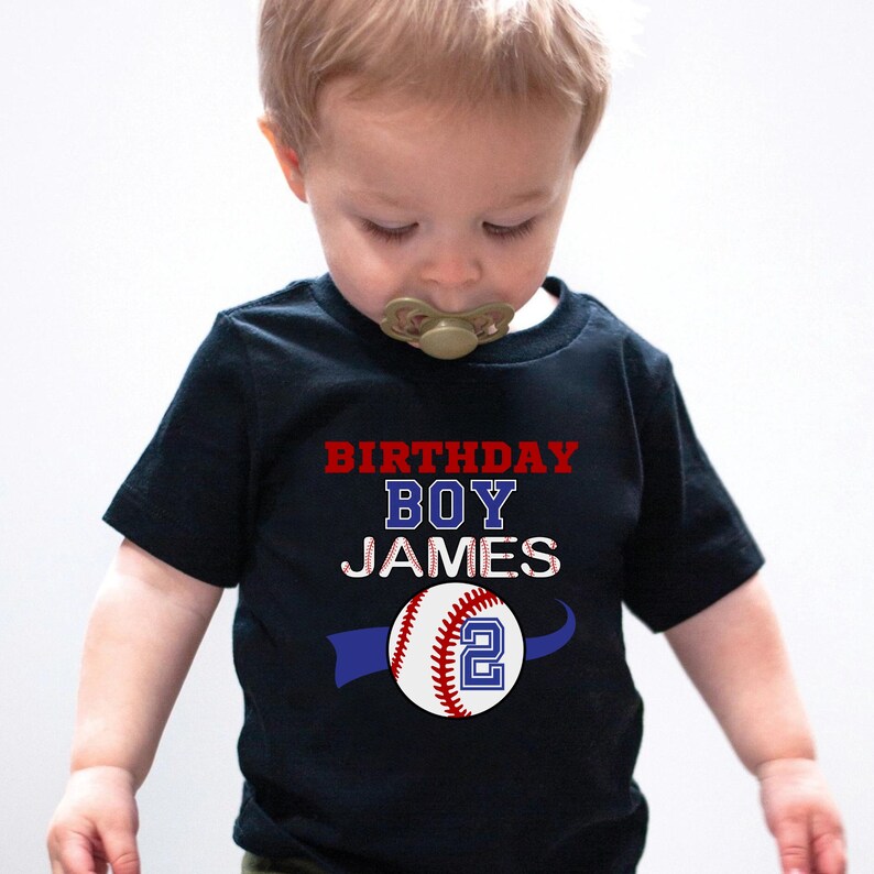 Baseball Family Shirts, Baseball Birthday Family Shirts, Personalized ...