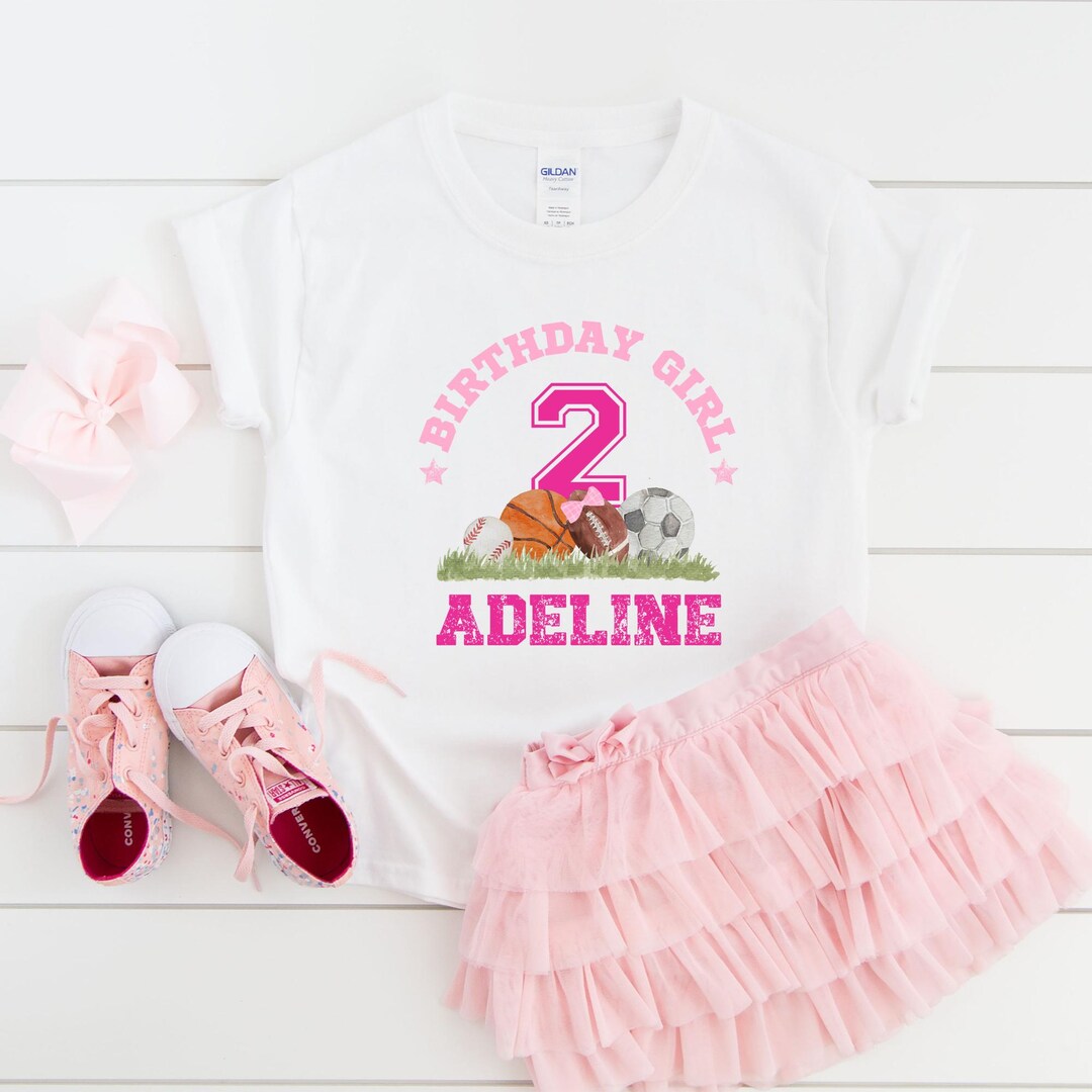 Sports 1st Birthday Shirt, Girl First Birthday Basketball Outfit ...