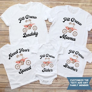 Need Four Speed Dirt Bike Birthday Shirt, 4th Dirt Bike Birthday Outfit ...