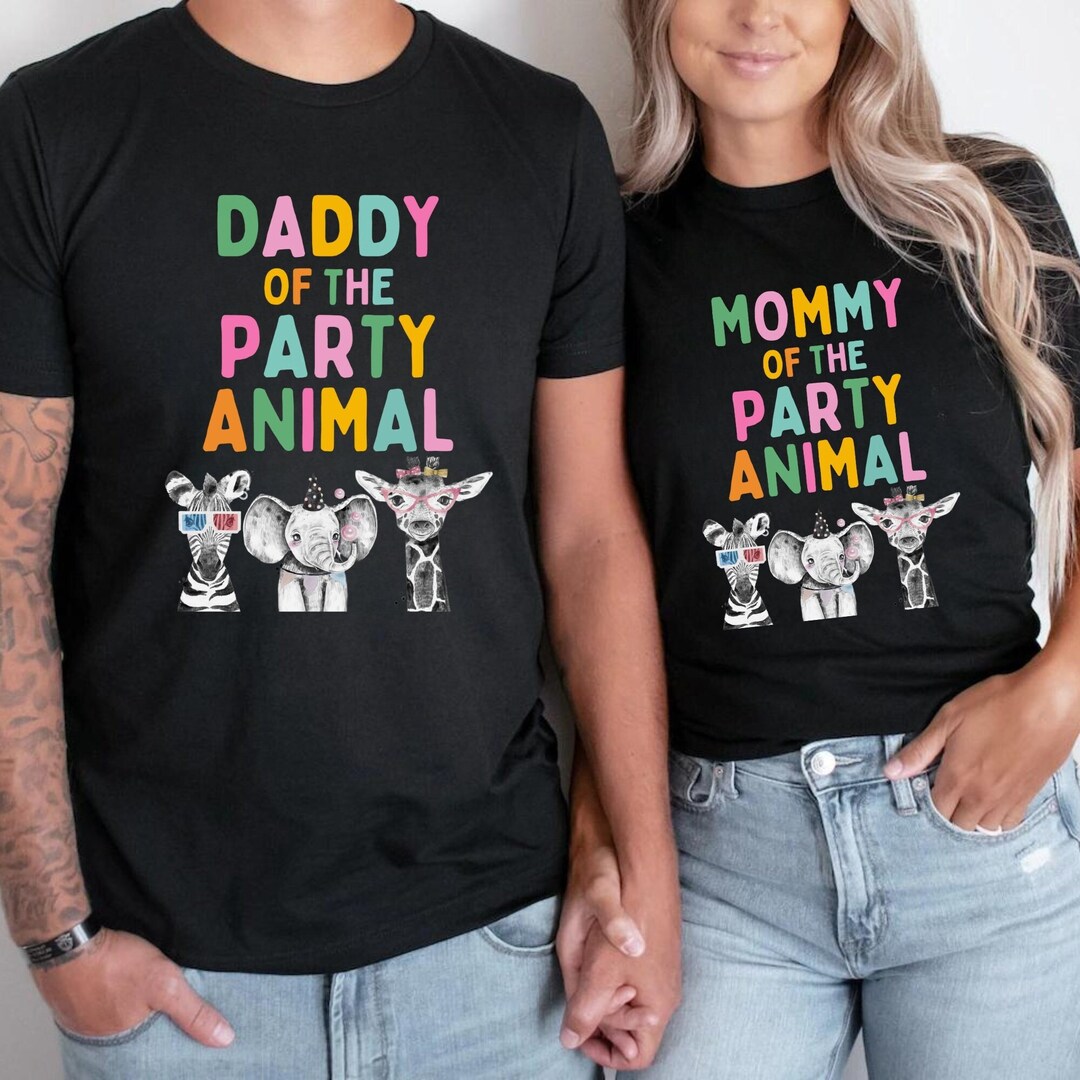 Personalized Party Animal Family Birthday Shirts, Party Animals Shirt ...