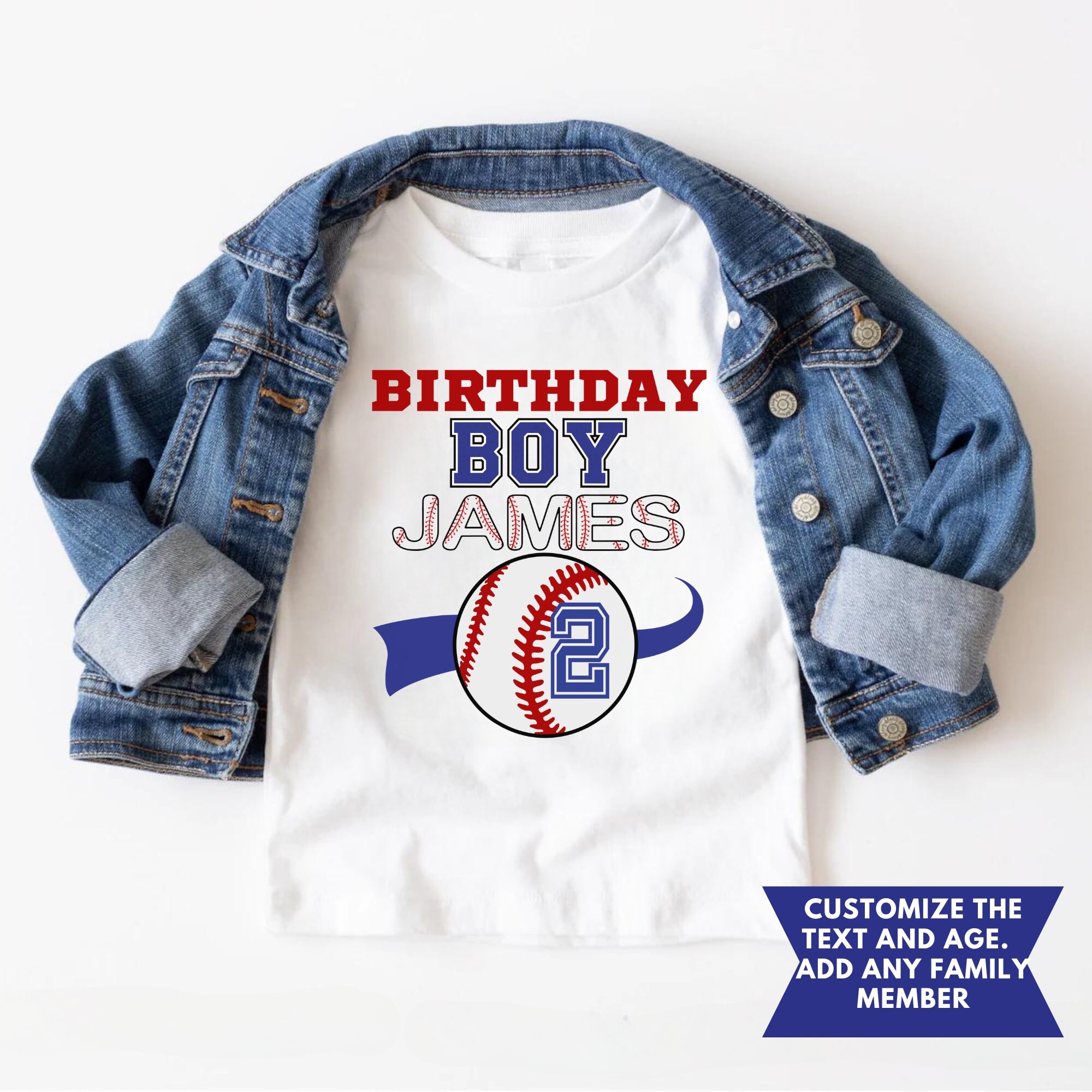 Baseball Family Shirts, Baseball Birthday Family Shirts, Personalized ...