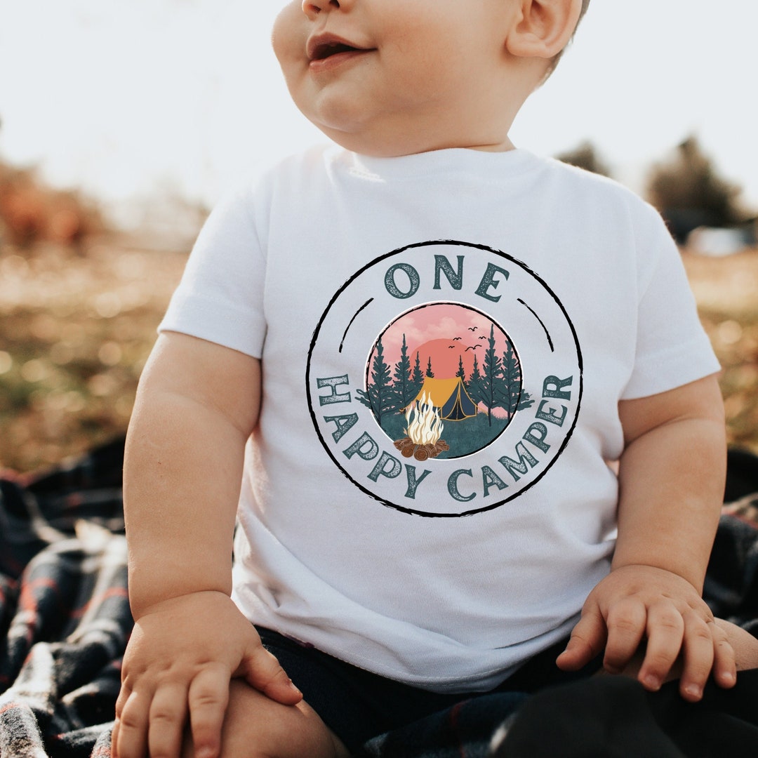 One Happy Camper Shirt, First Birthday Shirt, One Happy Camper Birthday ...