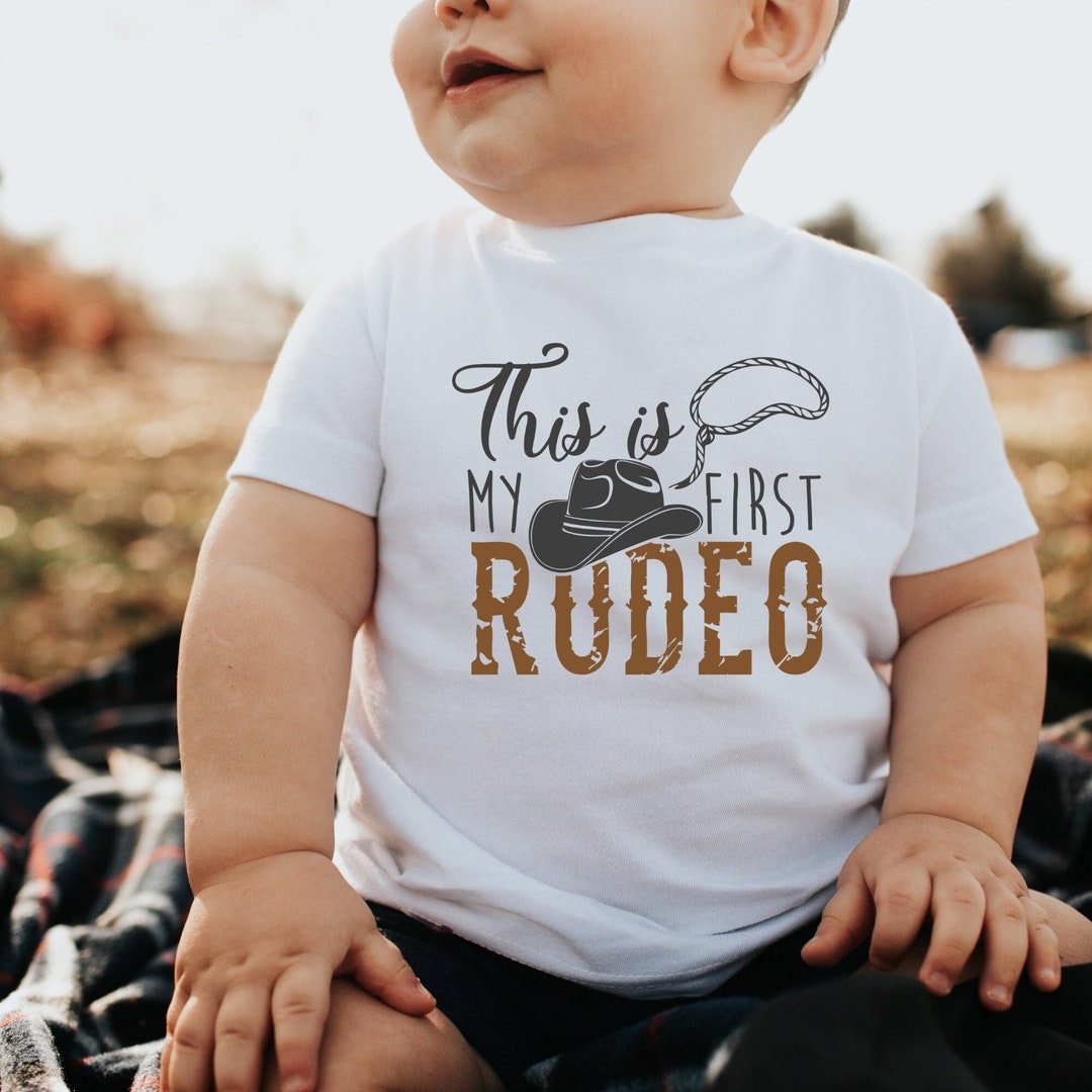 Cowboy Birthday Shirt, My First Rodeo Birthday Shirt, Cowgirl Birthday ...
