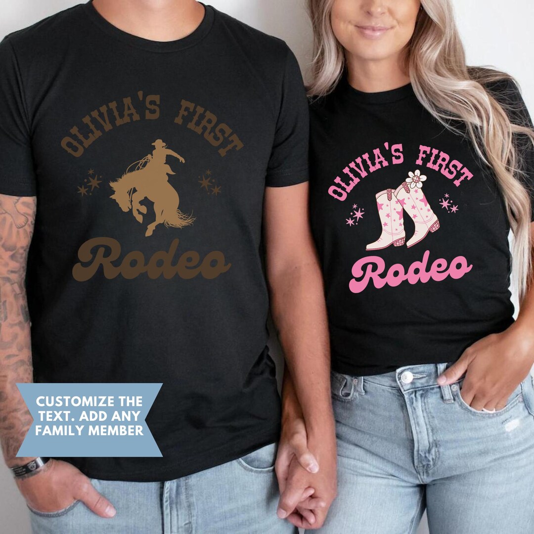 Rodeo Mama, Daddy, Brother Sister Short Sleeve T-shirt | Matching ...
