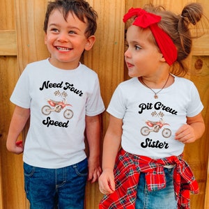Need Four Speed Dirt Bike Birthday Shirt, 4th Dirt Bike Birthday Outfit ...