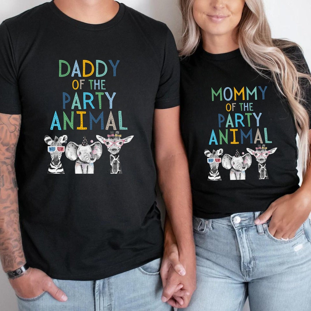 Personalized Boy Party Animal Birthday Shirt, Party Animal Boy Shirt ...