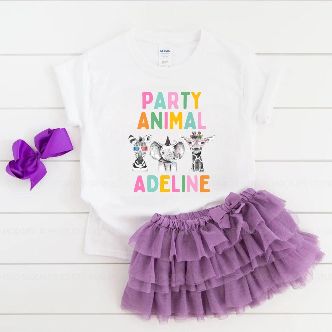 Personalized Party Animal Birthday Shirt, Zoo Animals Birthday, Party ...