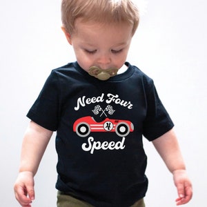 Need Four Speed Birthday Shirt, 4th Race Car Birthday Outfit, Cars 4th ...