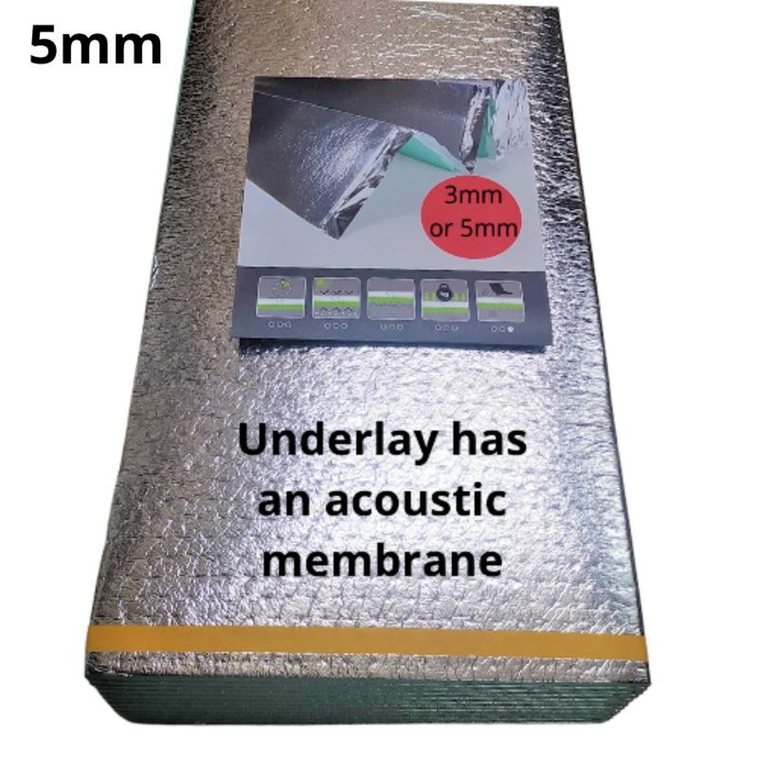 Underlay XPS With Aluminium Membrane - 5mm - 7m2 (75.34 Ft2) - Laminate ...