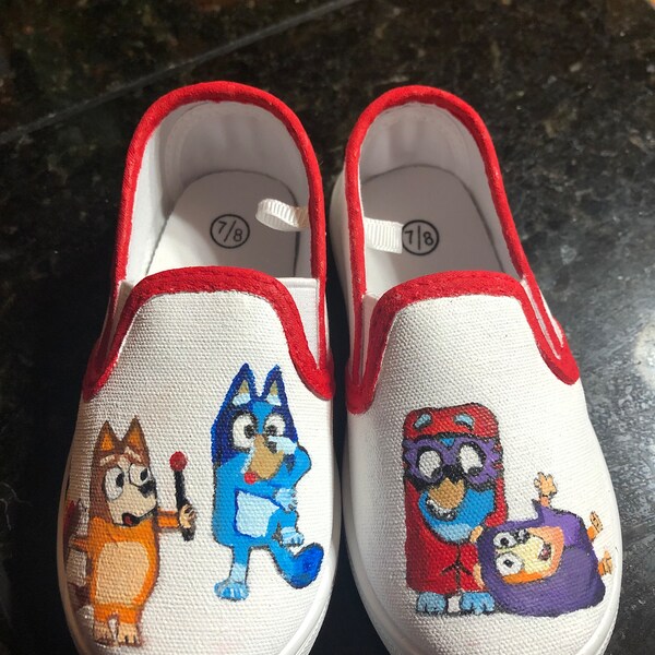 Bluey Shoes for Girl - Etsy