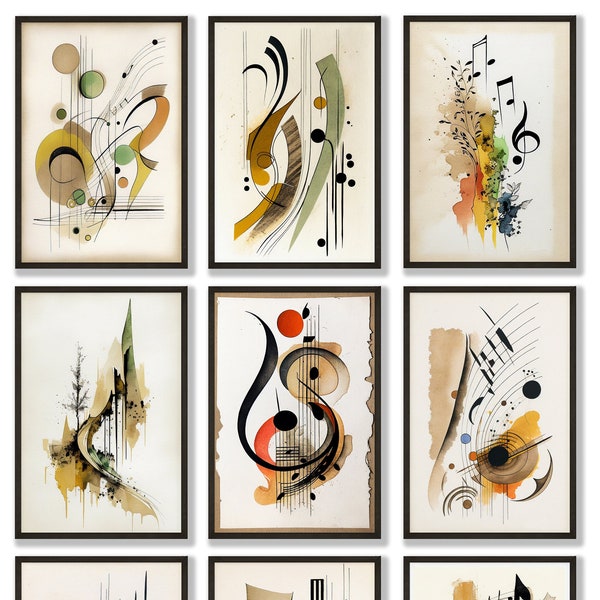 Abstract Music Art - Etsy