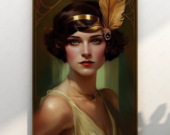 Flapper Girls Roaring 1920s 20s Prohibition Speakeasy Photograph Print ...