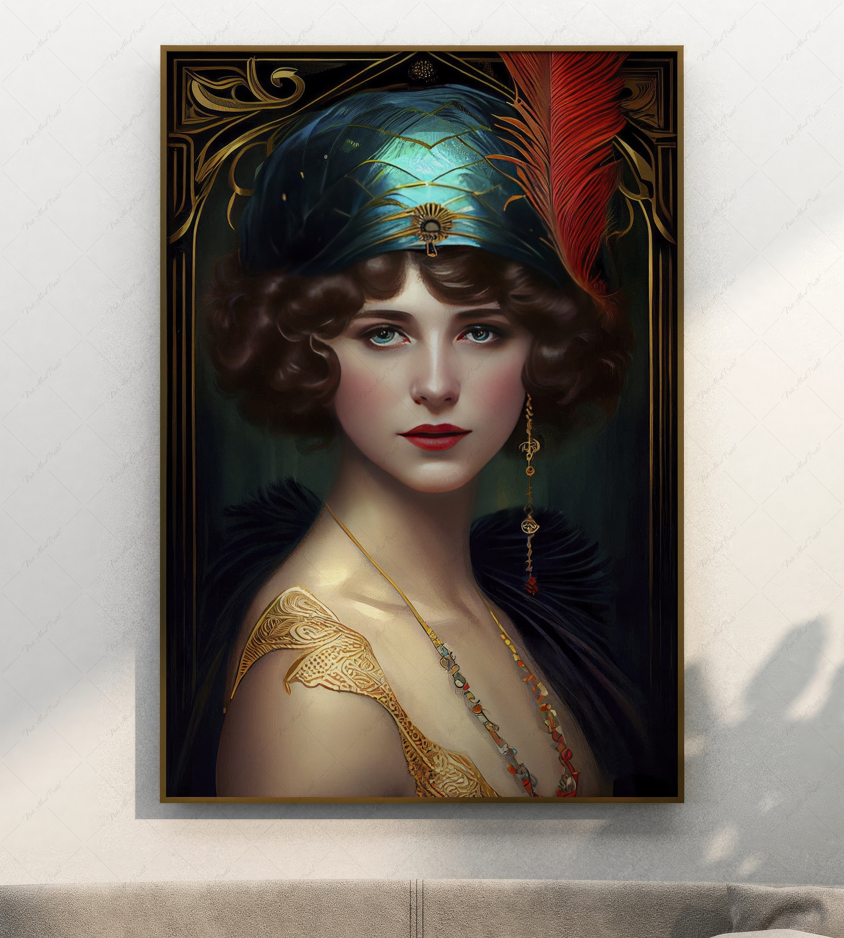 Art Deco Flapper Girl, Art Deco Posters, Vintage Art, Printable Art ...