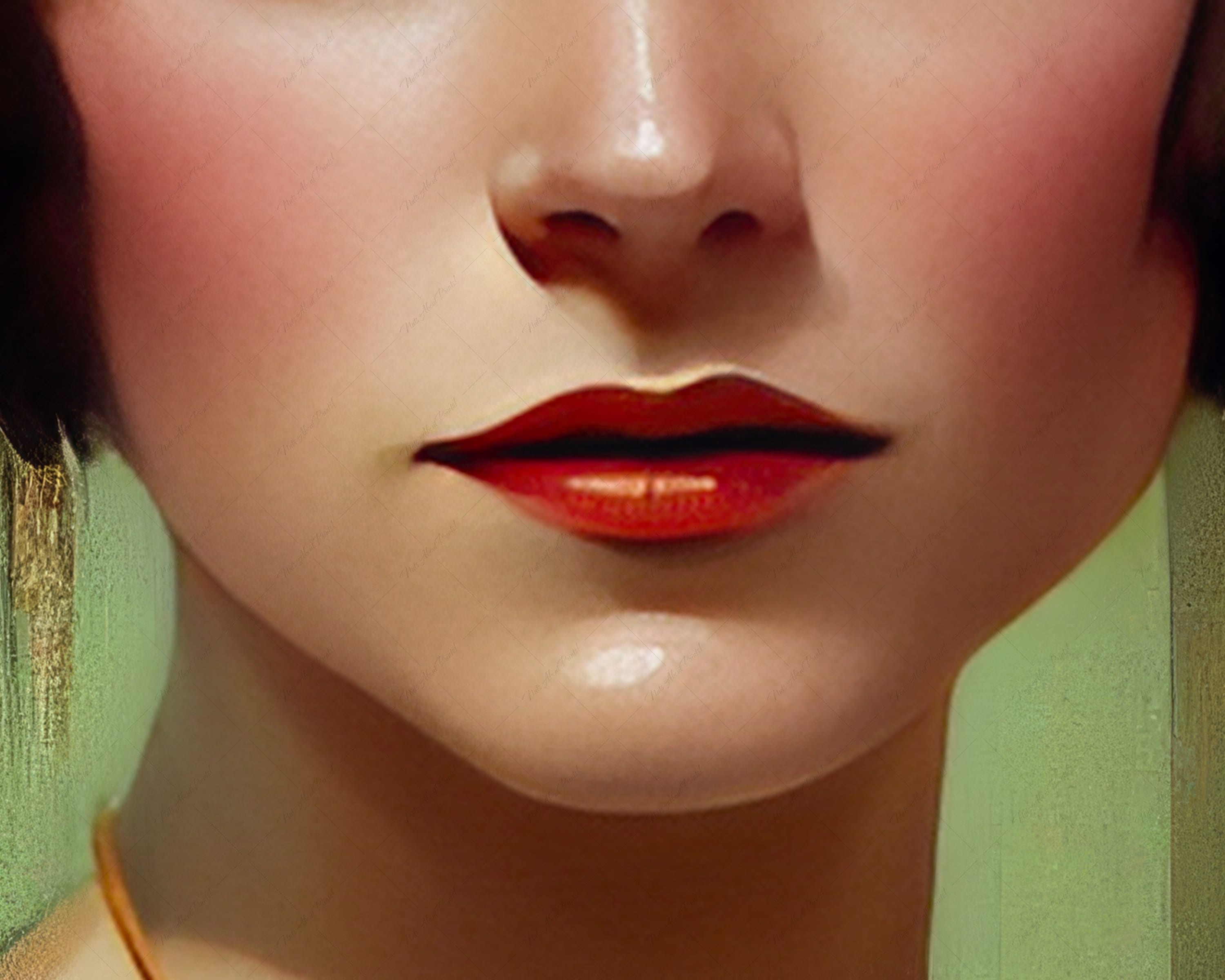 Flapper Girl Art Deco Poster Portrait Wall Art Print Great Gatsby 1920s ...