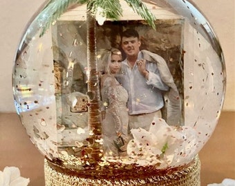 Photo Snow Globe, Custom Snow Globe, Personalized Snow Globe Family ...