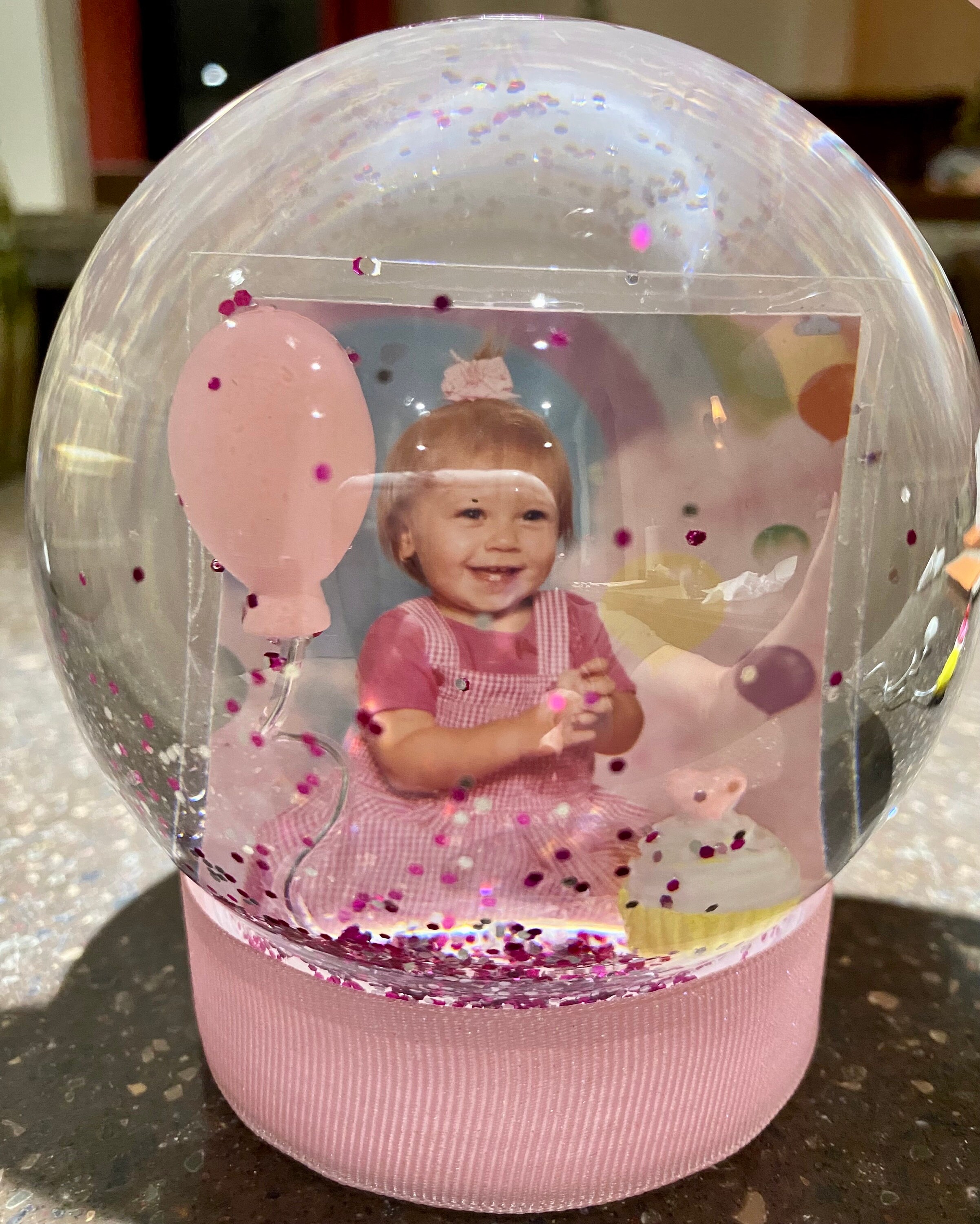 Personalized Birthday Snow Globe - Etsy