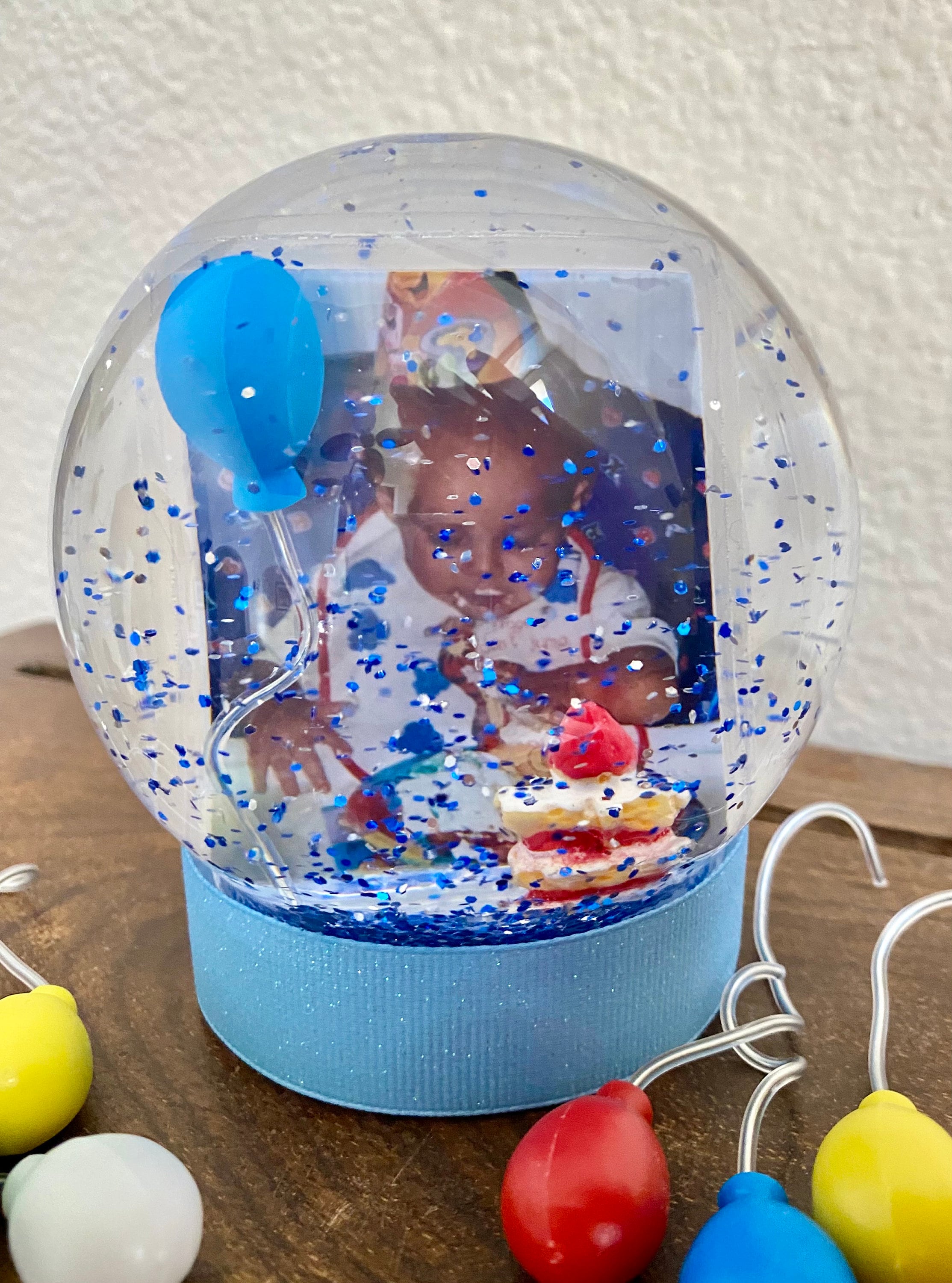 Personalized Birthday Snow Globe - Etsy