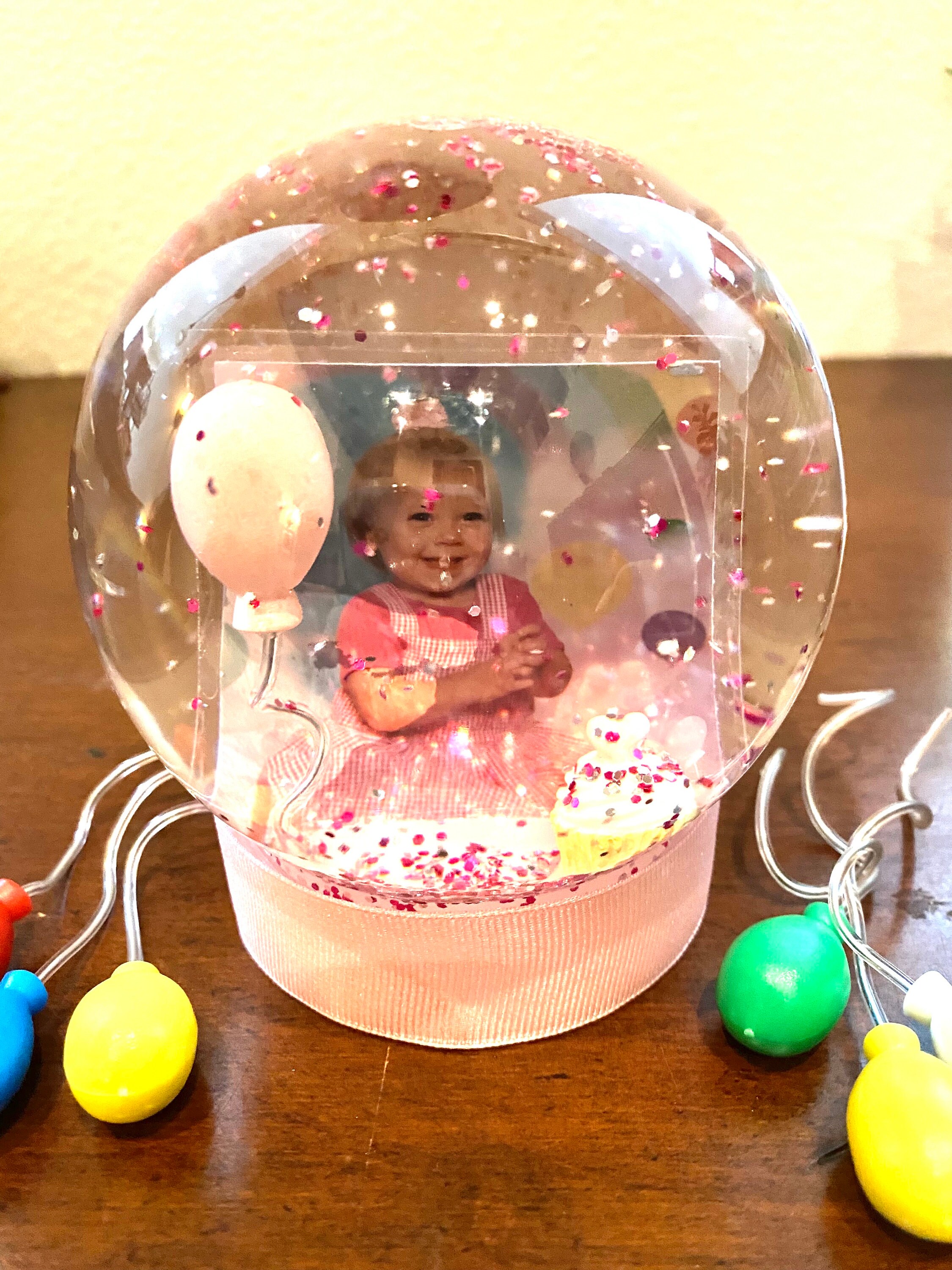 Personalized Birthday Snow Globe - Etsy