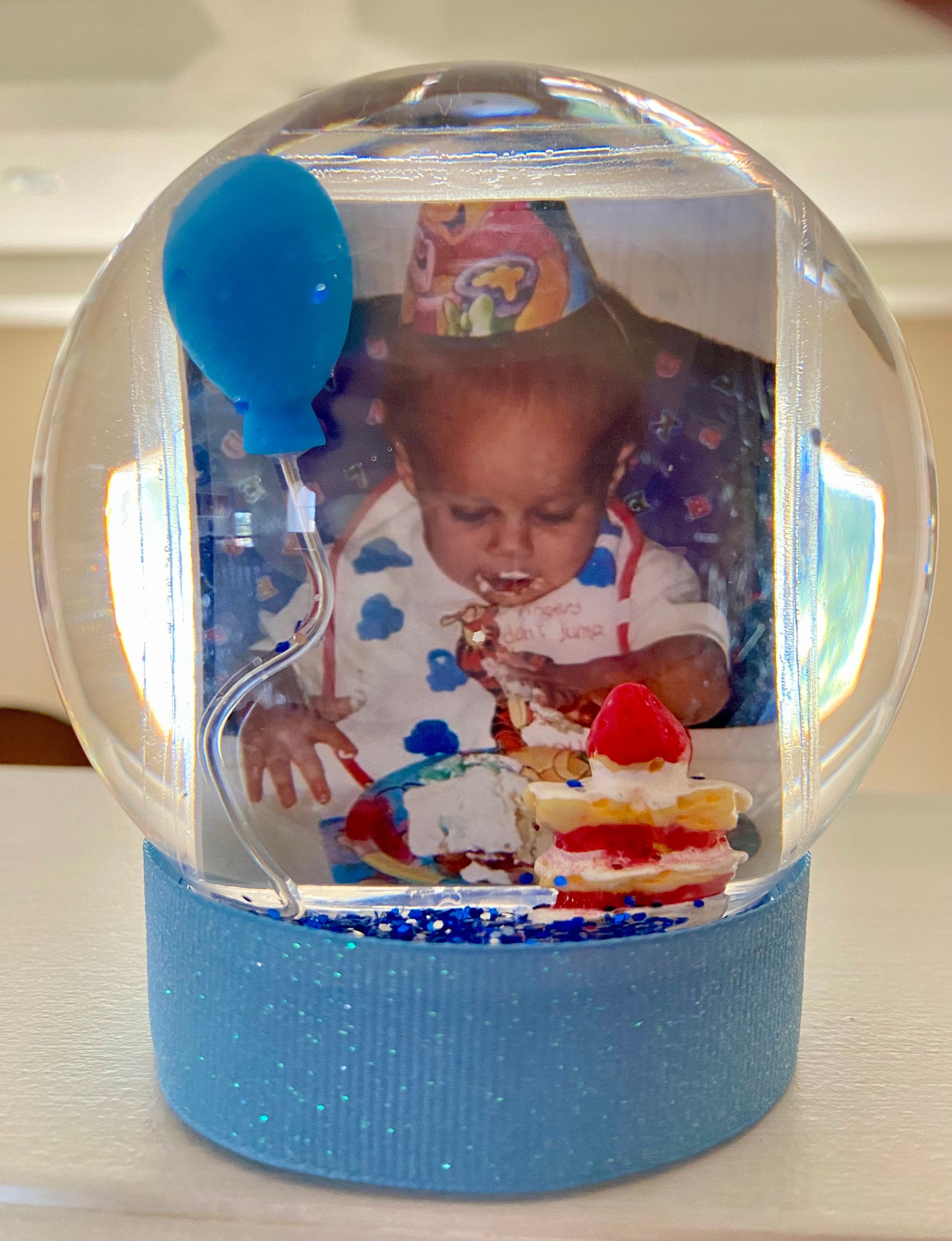 Personalized Birthday Snow Globe - Etsy