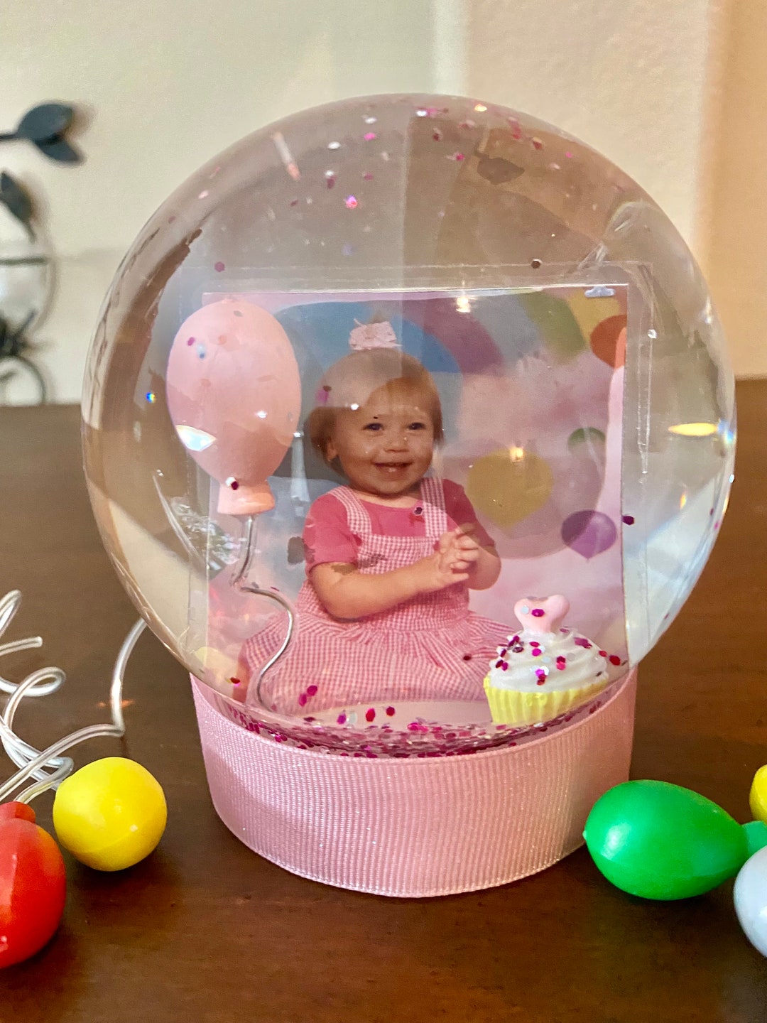 Personalized Birthday Snow Globe - Etsy