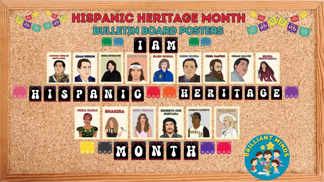 Hispanic Heritage Month Bulletin Board Posters Spanish Door - Etsy