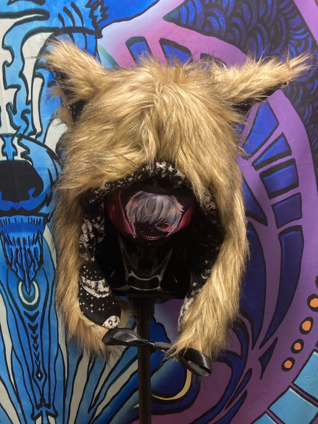 Furry Rave Hood - Etsy